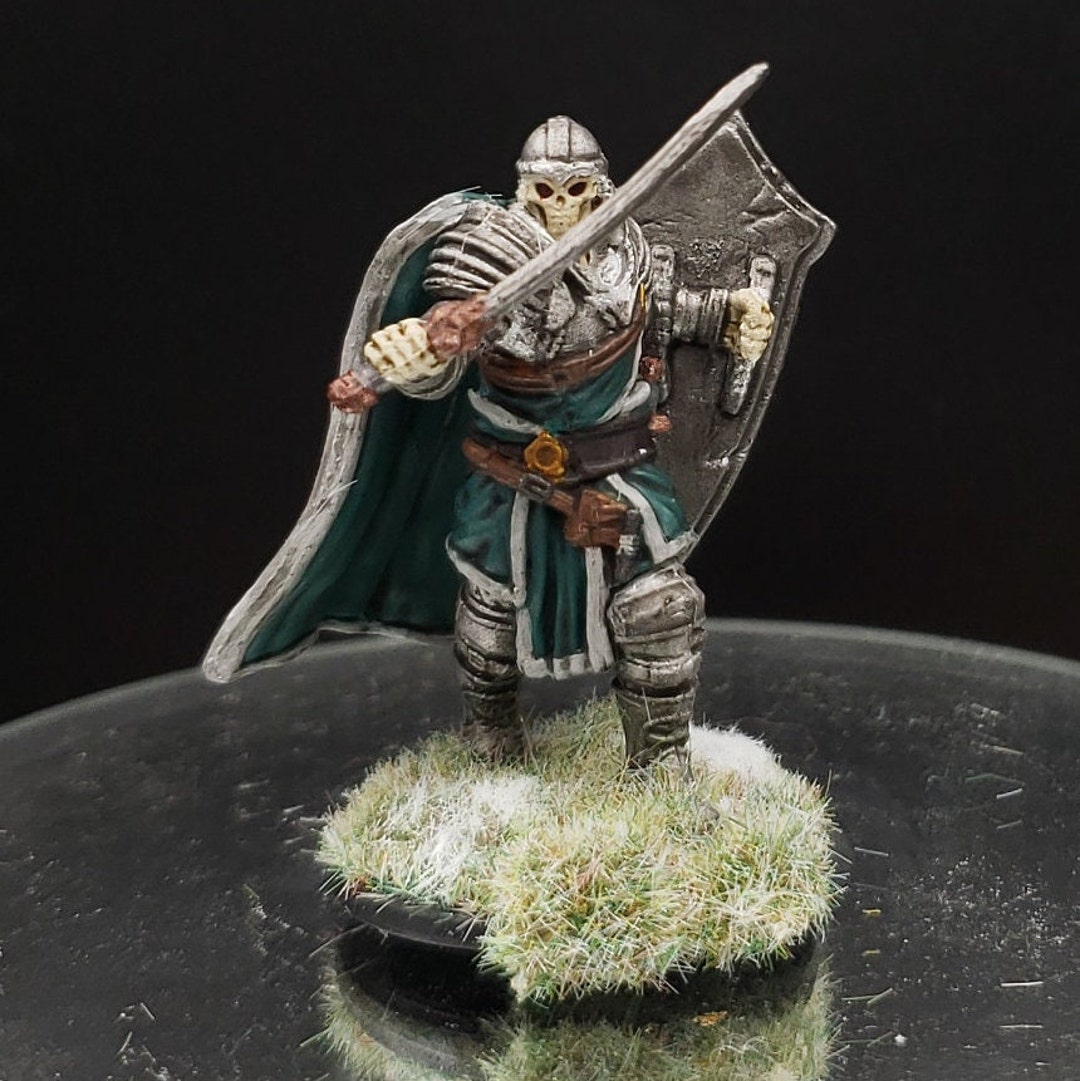 Death Knight Miniature Handpainted for D&D, Pathfinder, and More - Etsy