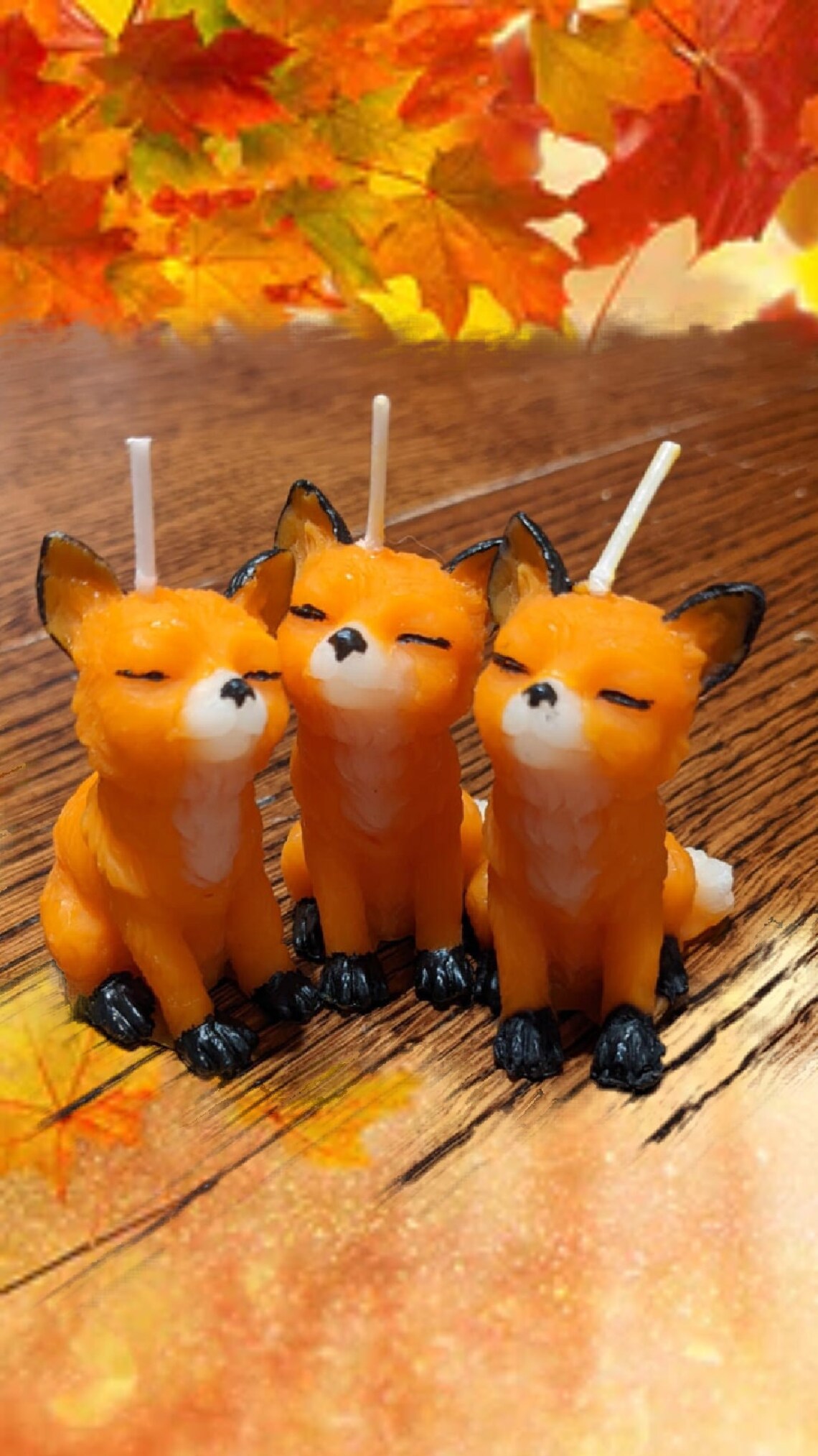 Adorable Freestanding Detailed Little Fox Candle Made From - Etsy