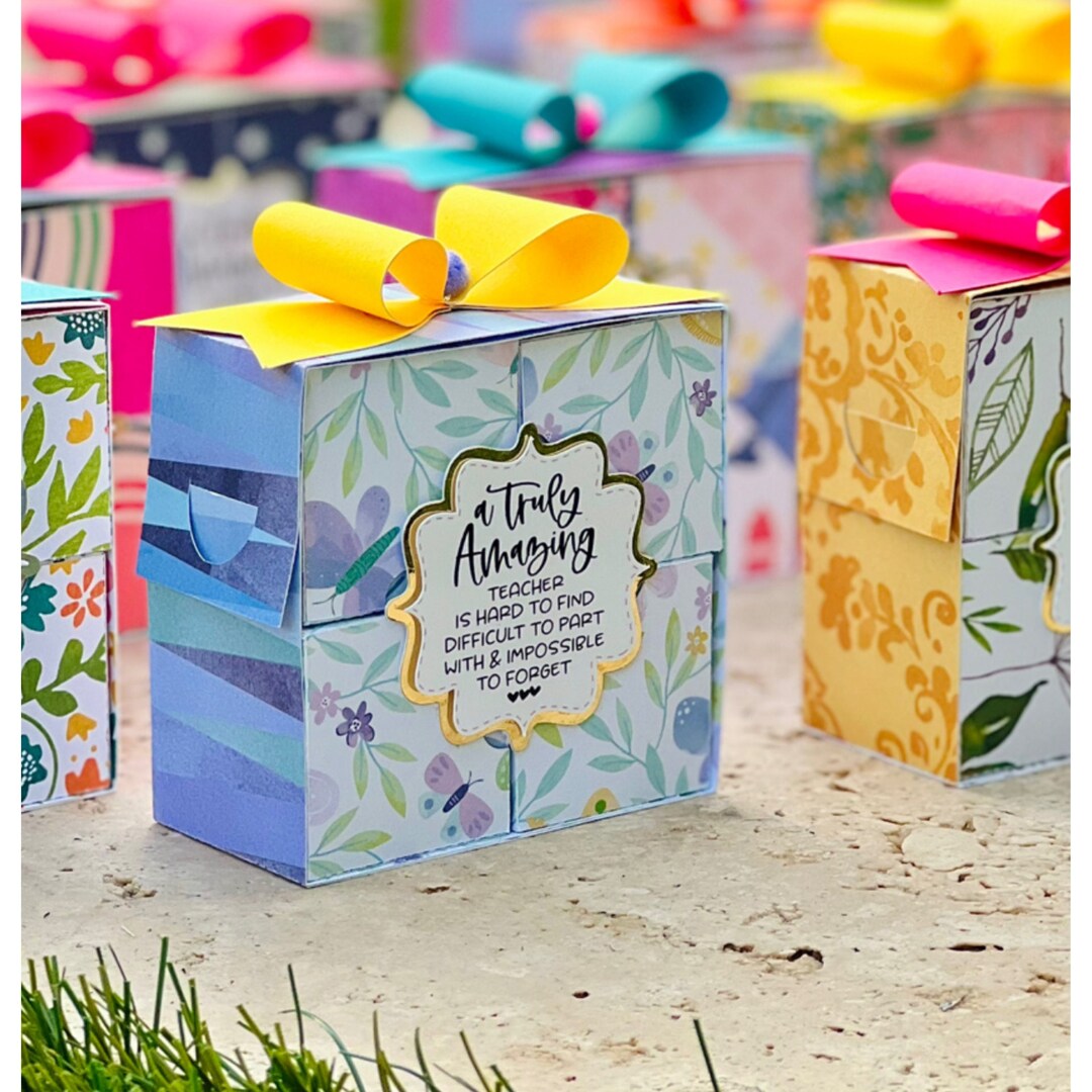 SAMMY Box , Cutting Files, Box Template SVG Files, Favor Box Template ...