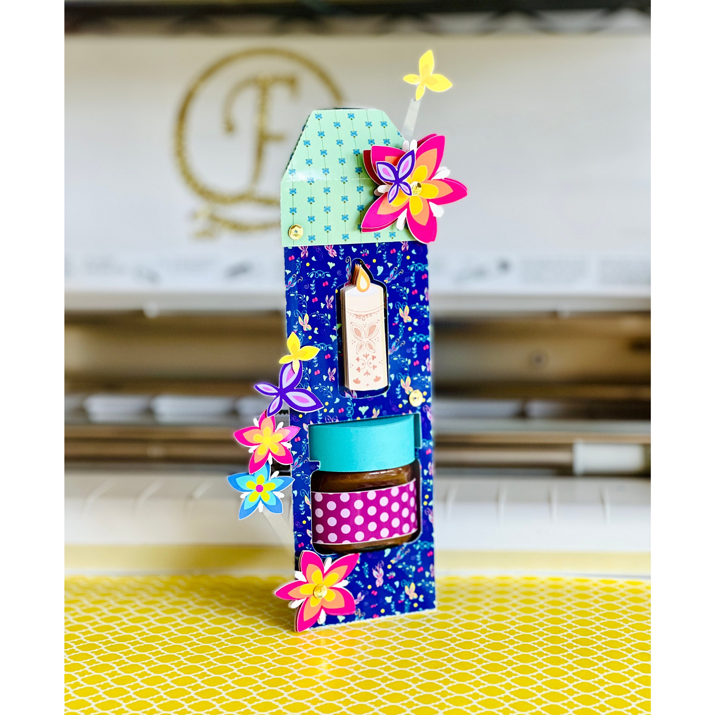 Mini Nutella TALL Triangule Box Template, Cutting Files,box Template ...