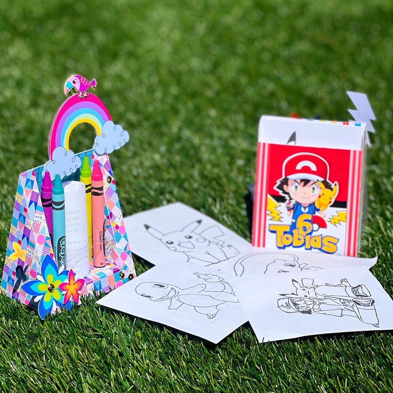 Colors Box COMBO (2 TEMPLATES), Cutting Files, Box Template SVG Files ...