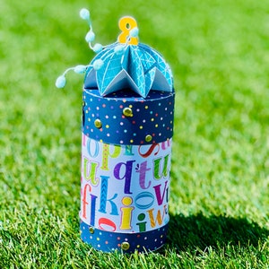 Deluxe CYLINDRICAL Box Template, Cutting Files,box Template, SVG Files ...