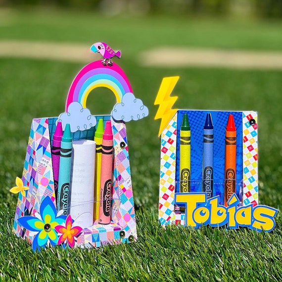 Colors Box COMBO 2 TEMPLATES Cutting Files Box Template - Etsy