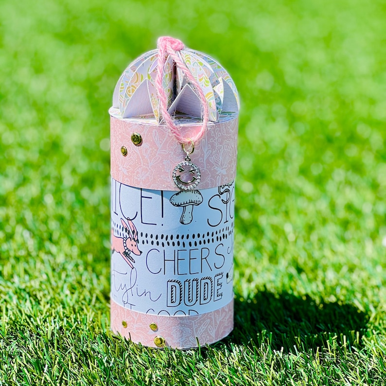 Deluxe CYLINDRICAL Box Template Cutting Filesbox Template - Etsy