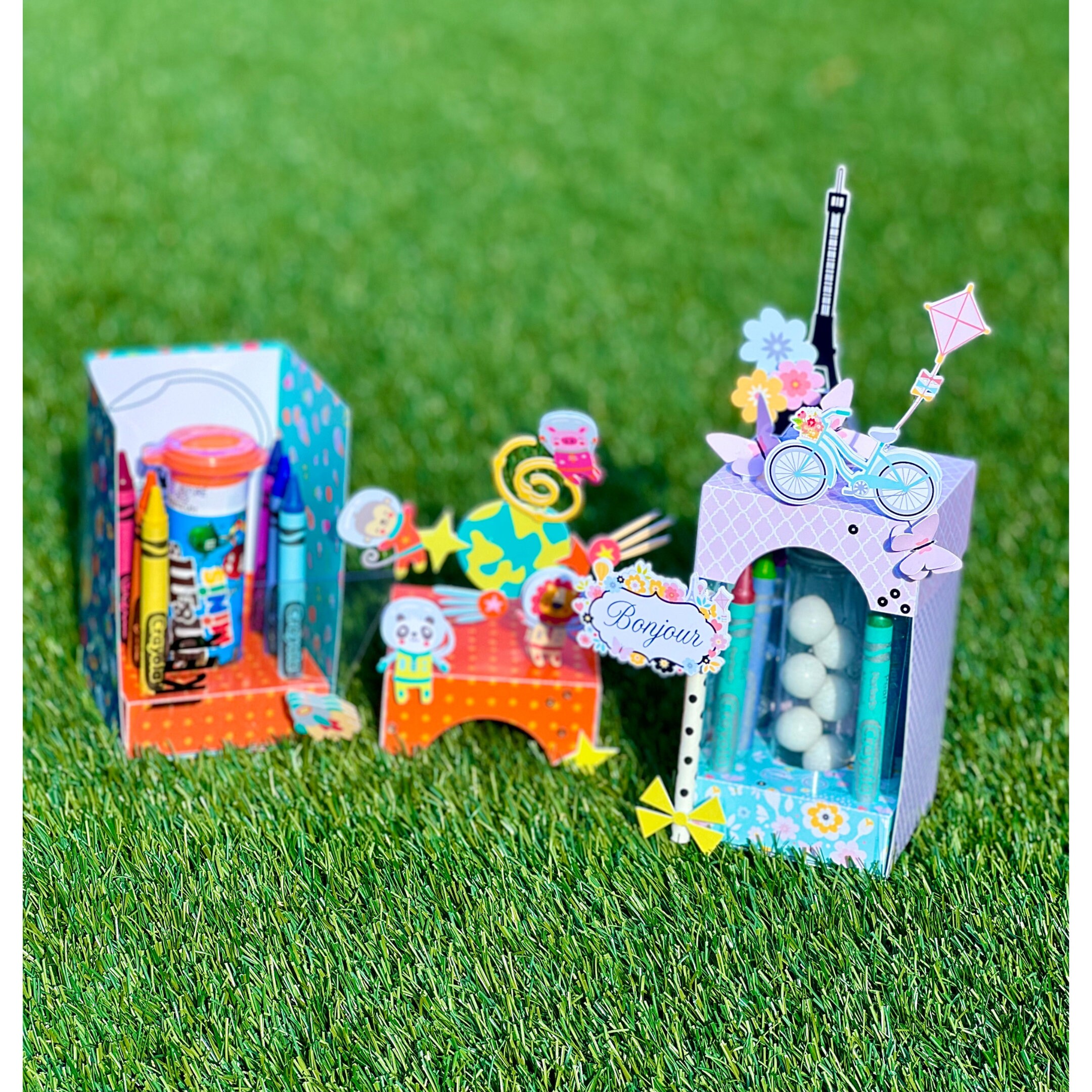 COLORS Box 2 Cutting Files Assemble Video Box Template - Etsy