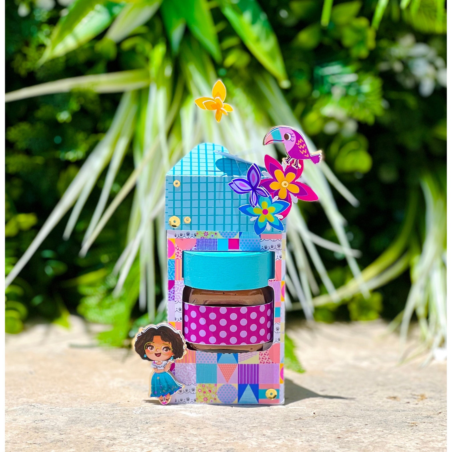 Mini Nutella Triangle Box Template, Cutting Files,box Template SVG ...