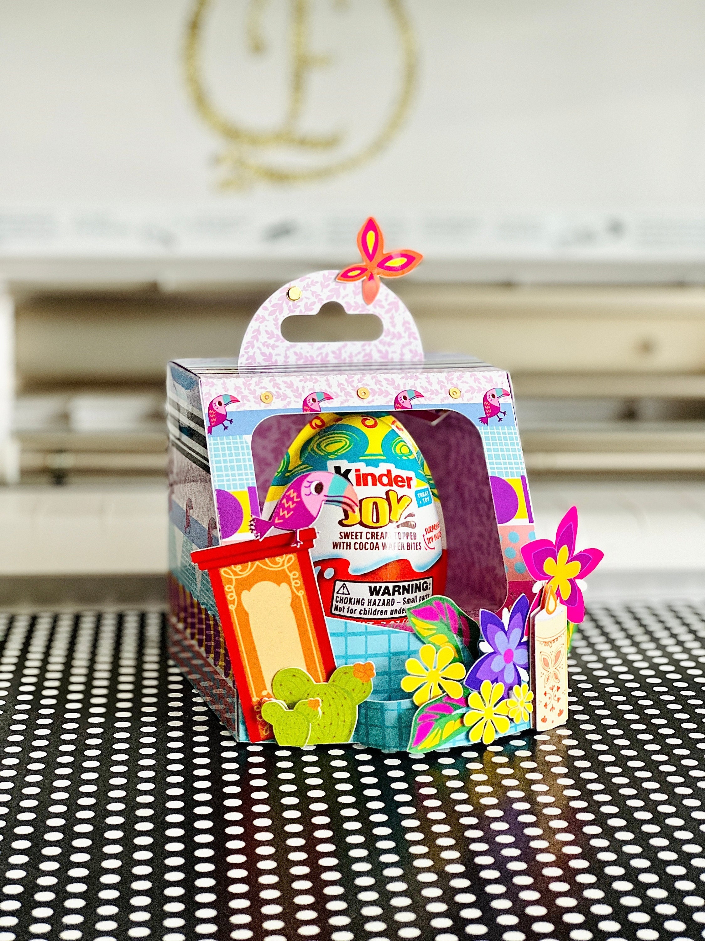 Kinder Joy Egg Box Template Cutting Files Box Template SVG - Etsy