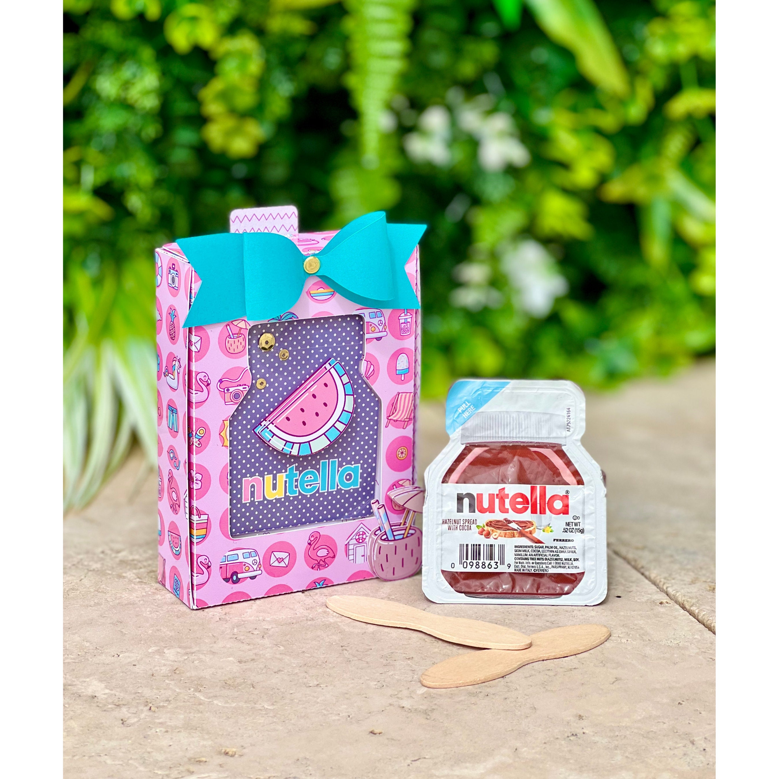 Nutella SPREAD Box Template 01, Cutting Files,box Template, SVG Files ...