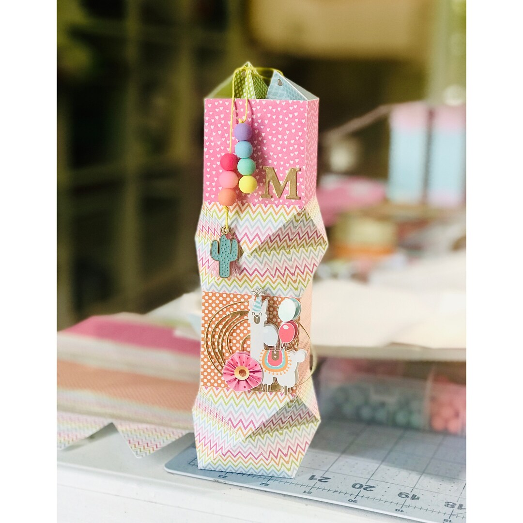 Geometric Box Template 07, Cutting Files, Box Template SVG Files, Favor ...