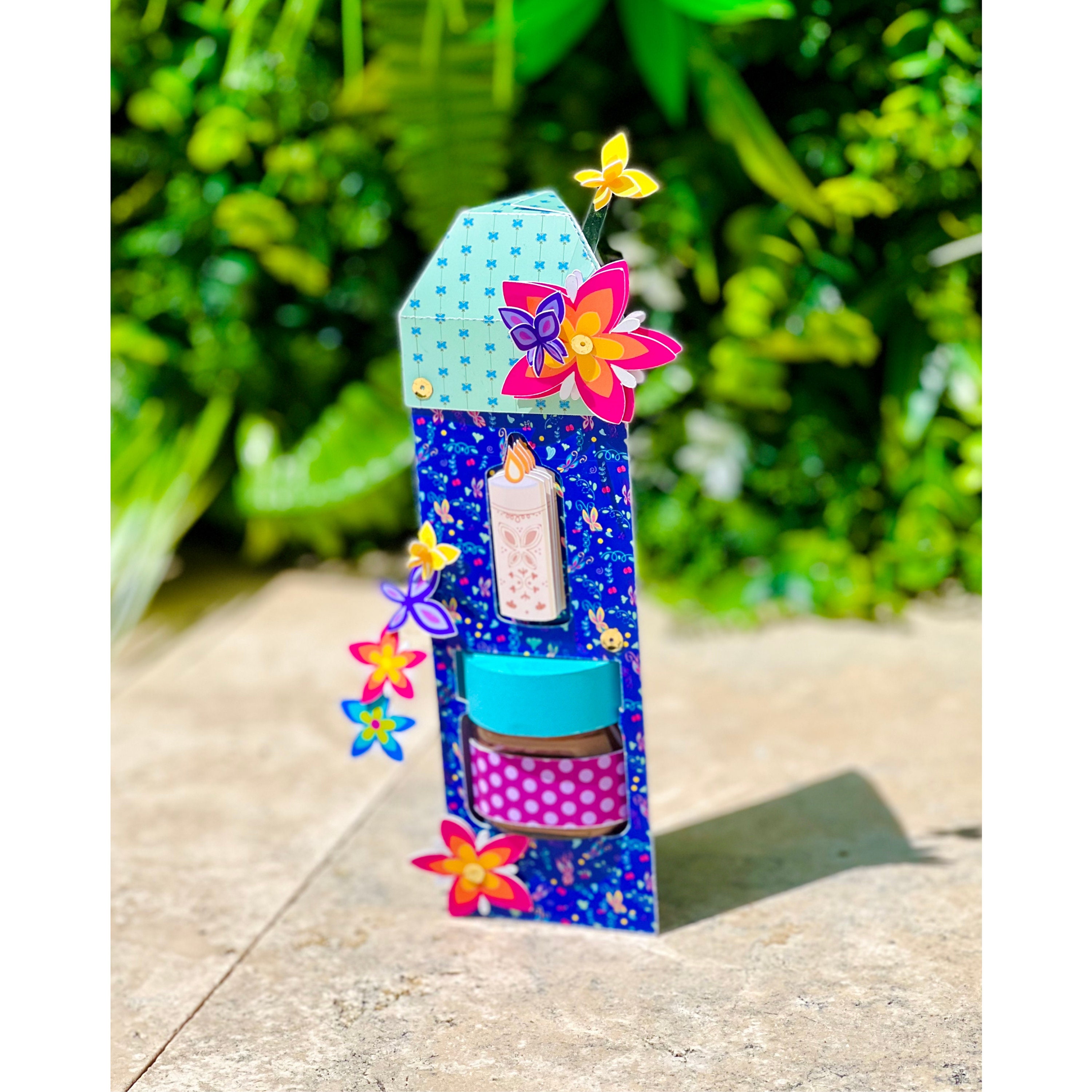 Mini Nutella TALL Triangule Box Template, Cutting Files,box Template ...