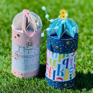 Deluxe CYLINDRICAL Box Template, Cutting Files,box Template, SVG Files ...