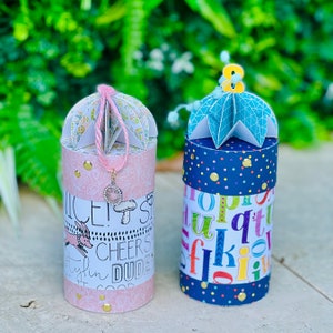 Deluxe CYLINDRICAL Box Template, Cutting Files,box Template, SVG Files ...