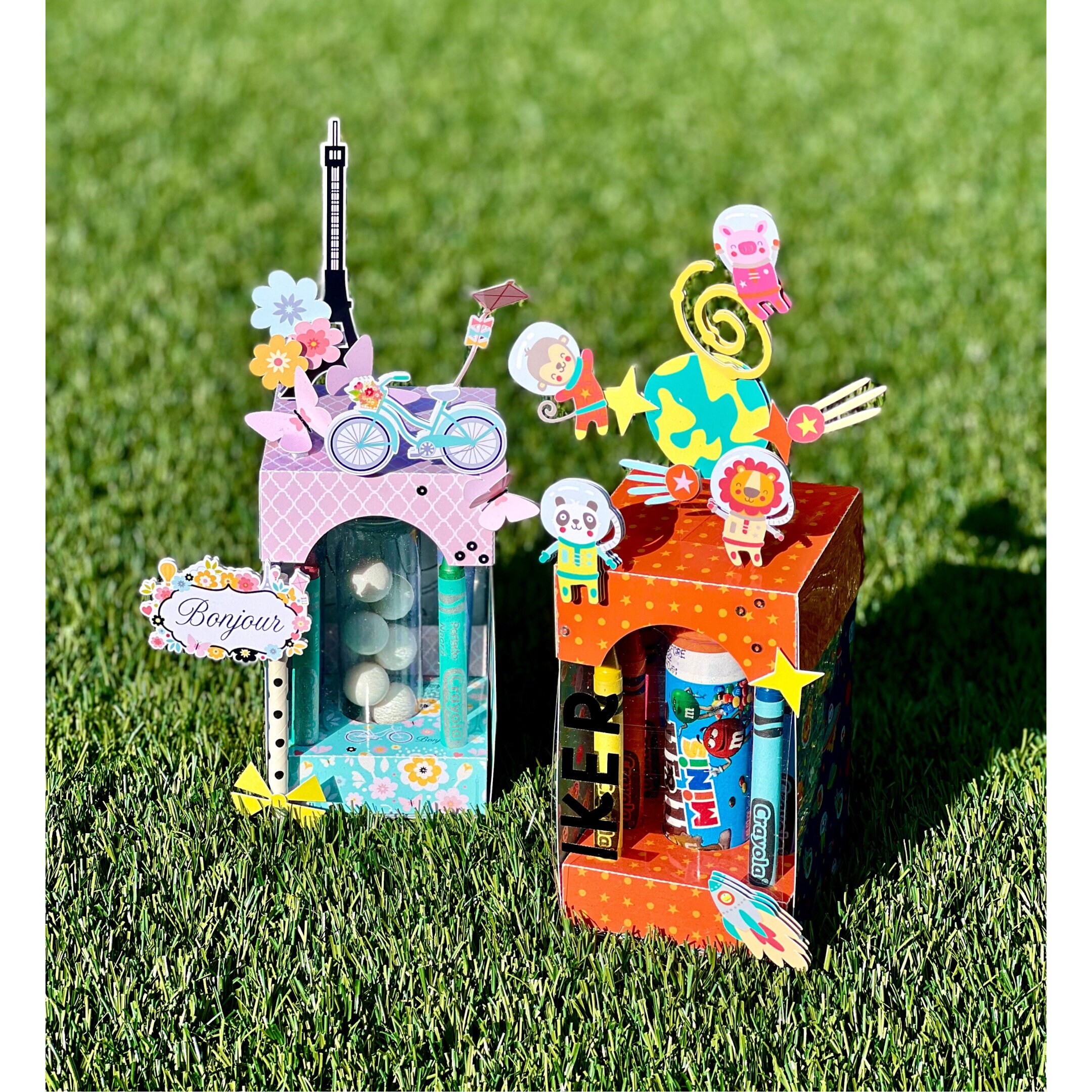 COLORS Box 2 Cutting Files Assemble Video Box Template - Etsy