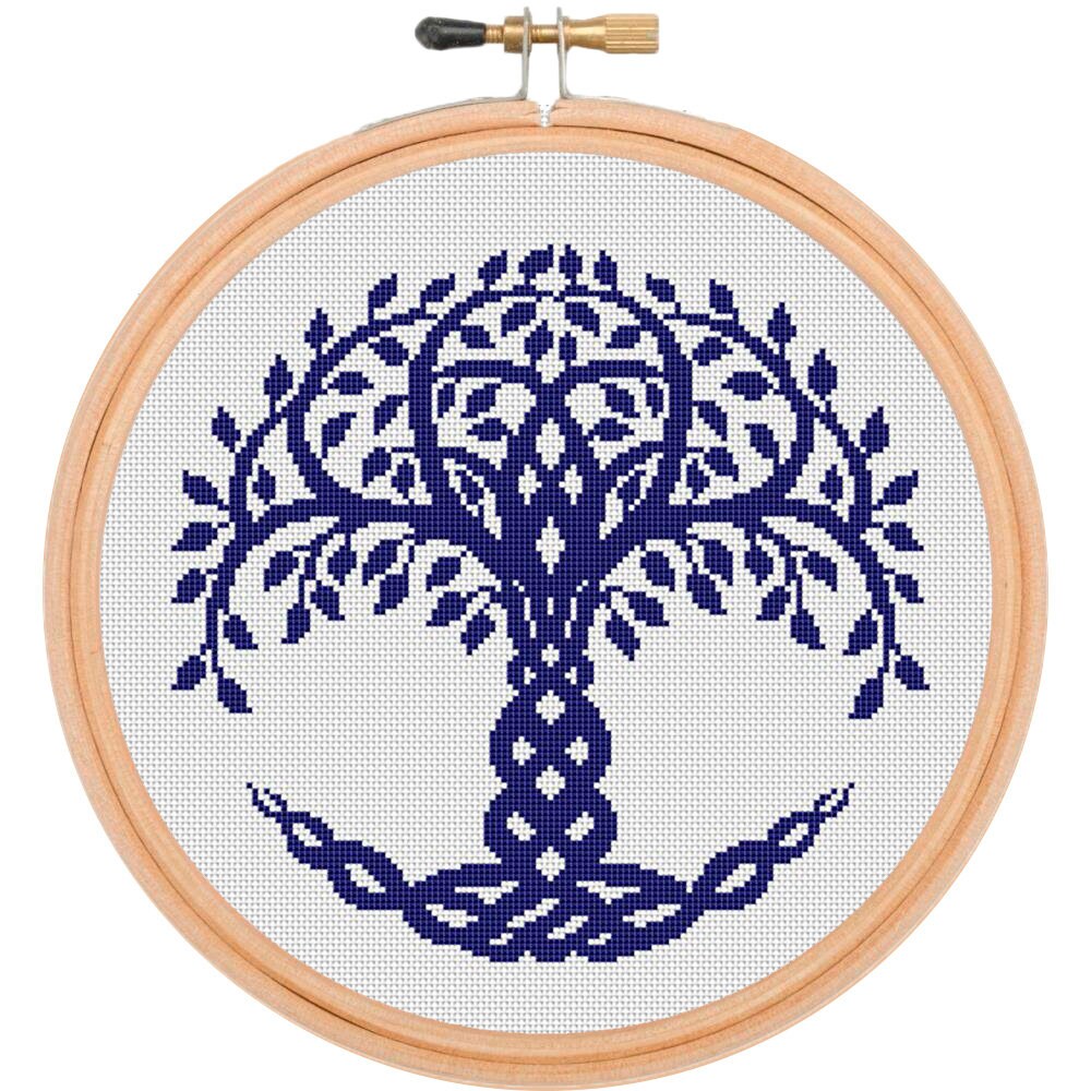 Tree of Life Cross Stitch Pattern Celtic Tree of Life Counted | Etsy