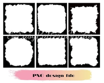 63 Floral Frame Decorative Frame SVG EPS PNG Files Commercial - Etsy