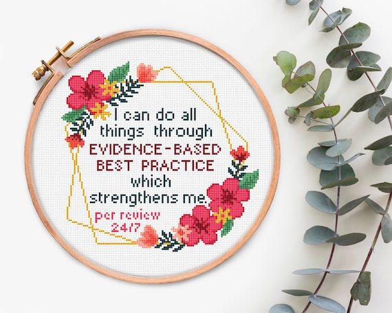 I Can Do All Things Through Evidence-based Best Practice Quote | Etsy