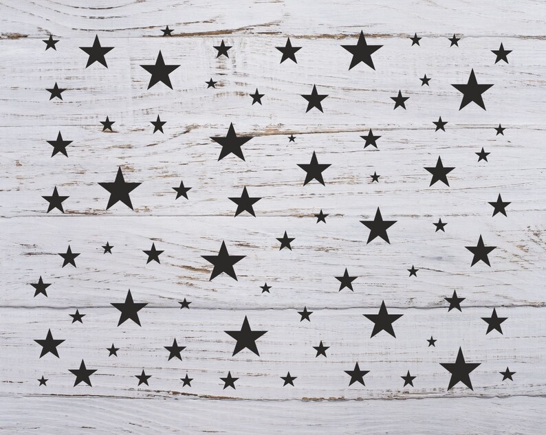 Stars Background Svg Star Svg Files for Cricut Silhouette - Etsy
