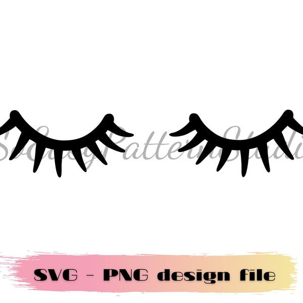 Eyelash Svg - Etsy