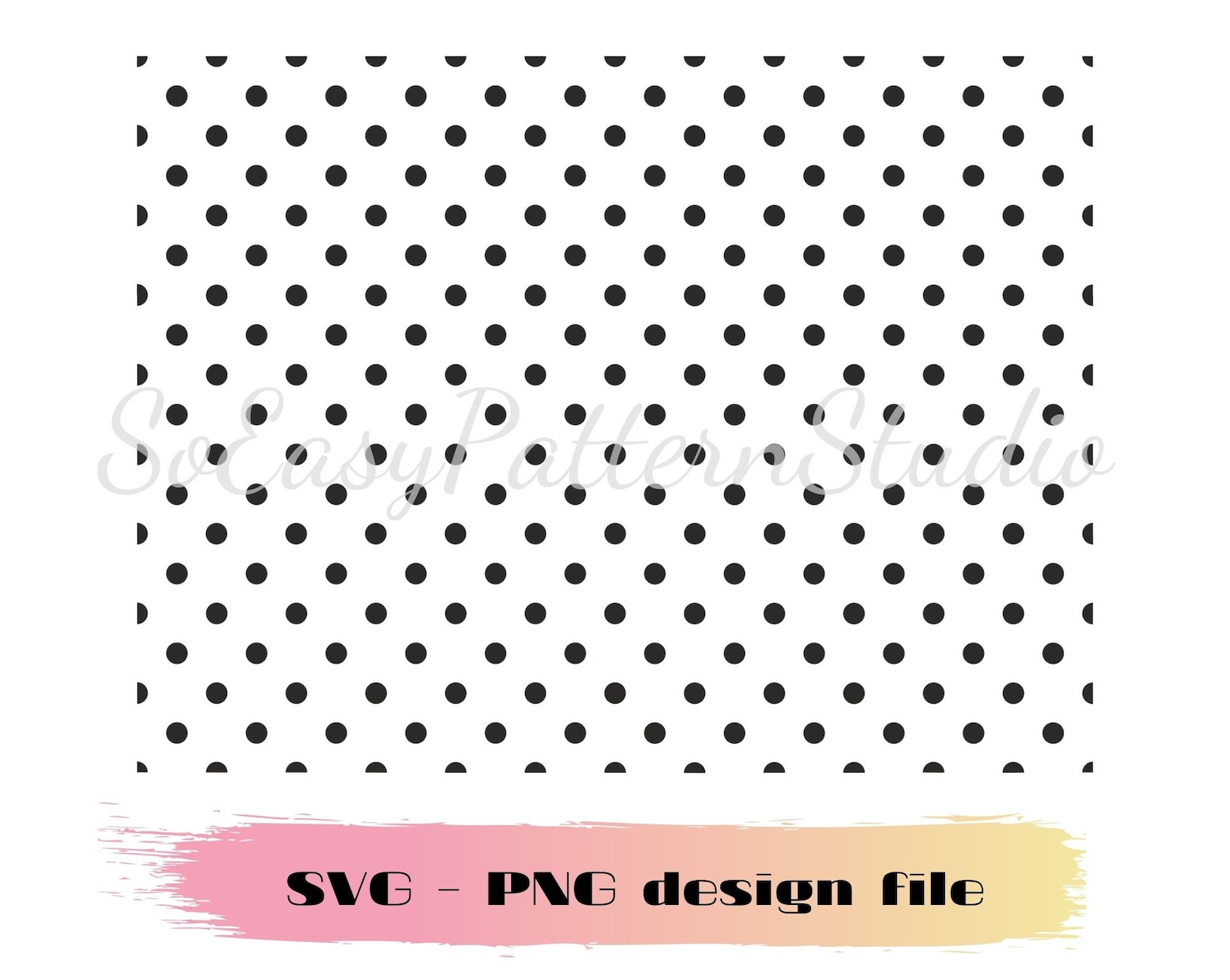Polka Dot Seamless Pattern SVG Files Dots Pattern SVG Png - Etsy
