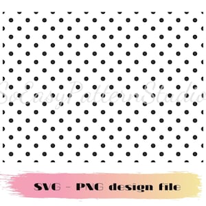 Polka Dot Seamless Pattern SVG Files, Dots Pattern SVG, Png, Digital ...