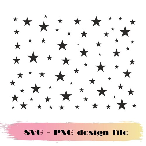 Stars Background Svg Stars Svg Star Svg Star Cut Files Galaxy - Etsy