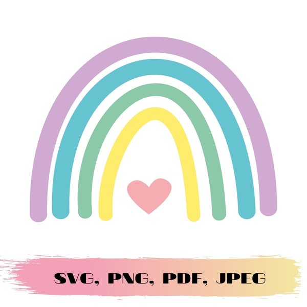 Pastel Rainbow - Etsy