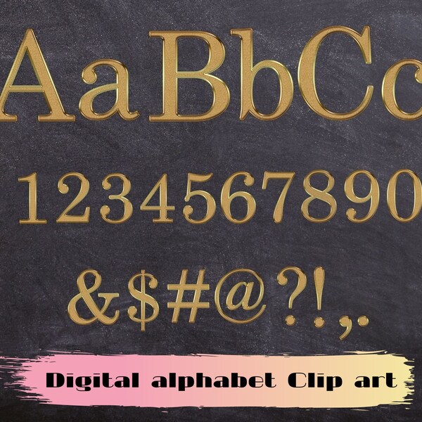 Gold Typography - Etsy