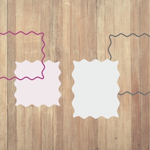 Wave Frame Svg, Png, Wave Scallop Edge Frame Cut File, Wave Frame ...