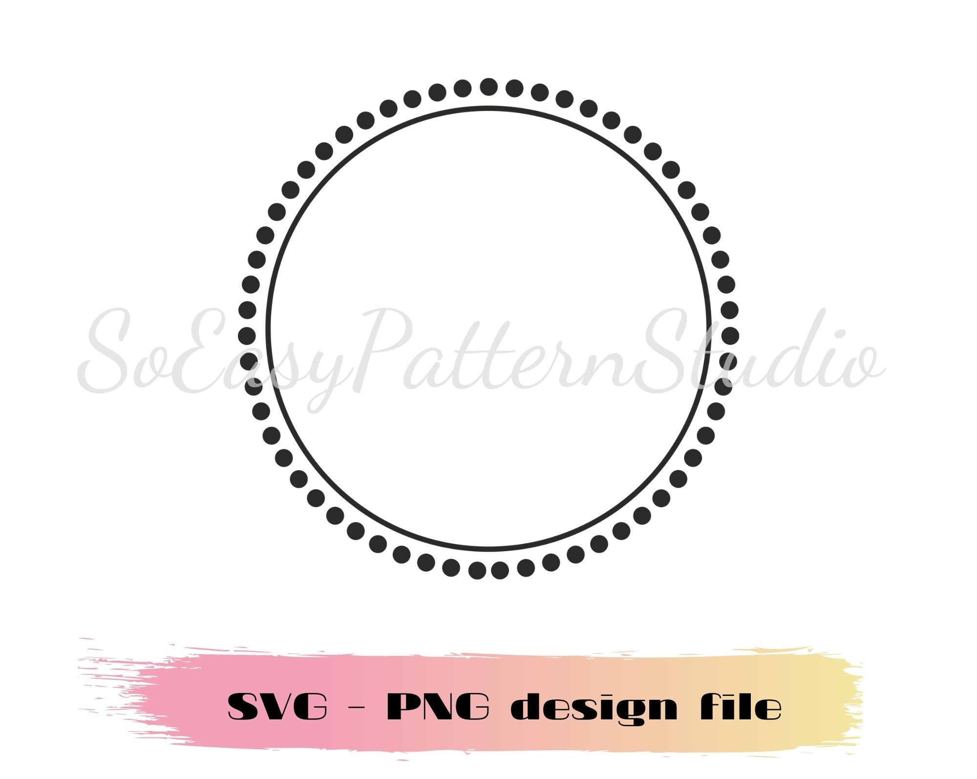 Dot Circle Border