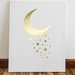 Stars and Moon Svg Files for Cricut, A Wave of Stars Png, Silhouette ...
