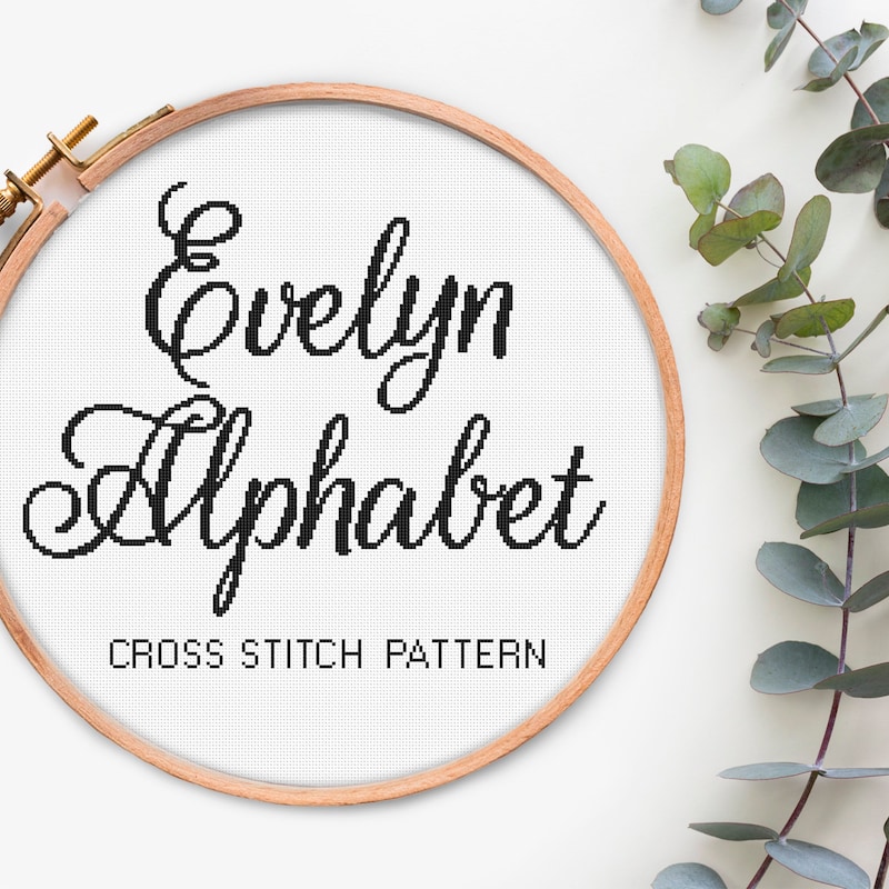 Letters Stitch Guide - Etsy UK