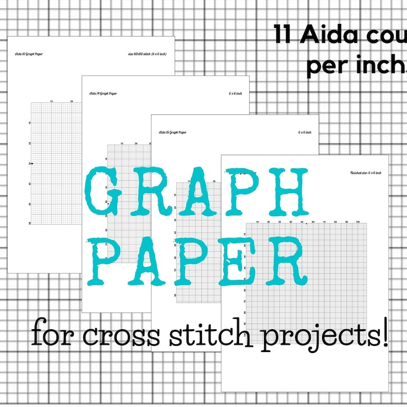 Cross Stitch Graph Paper - Etsy
