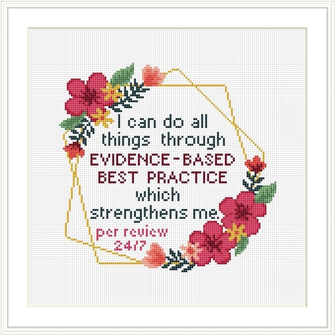 I Can Do All Things Through Evidence-based Best Practice Quote - Etsy