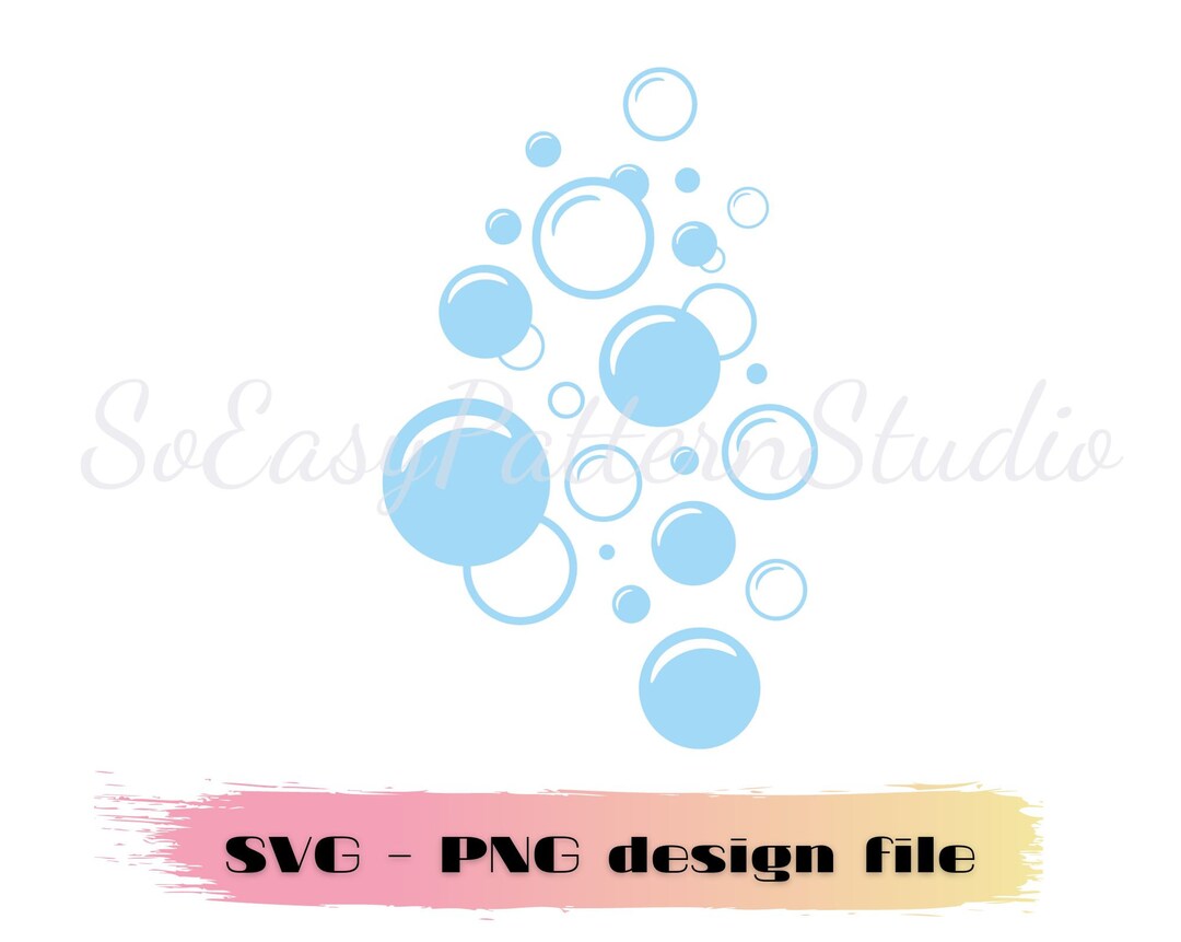 Bubble SVG, Bubbles Cut Files, Soap Bubbles Svg, Png, Silhouette Cut ...