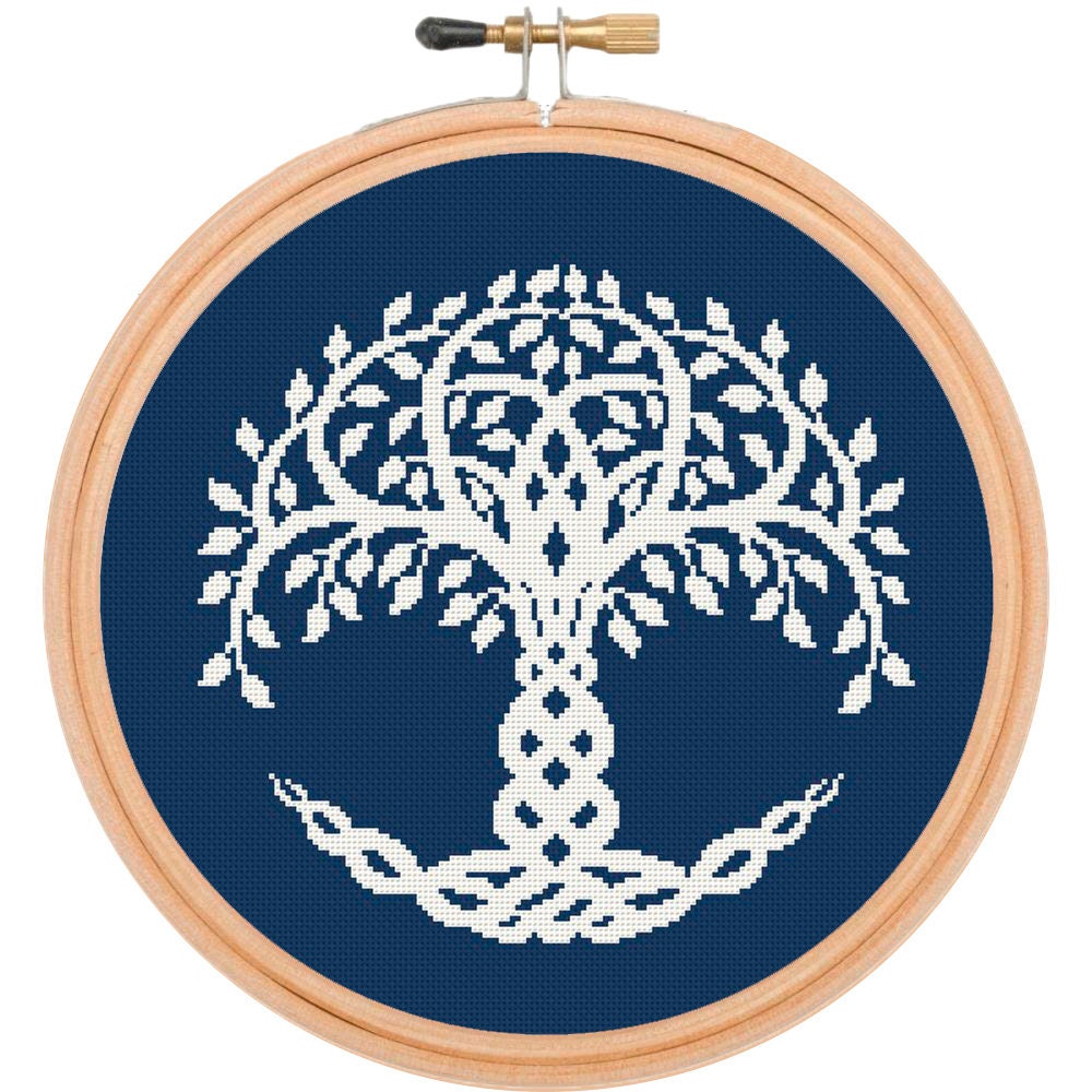 Tree of Life Cross Stitch Pattern Celtic Tree of Life Counted | Etsy