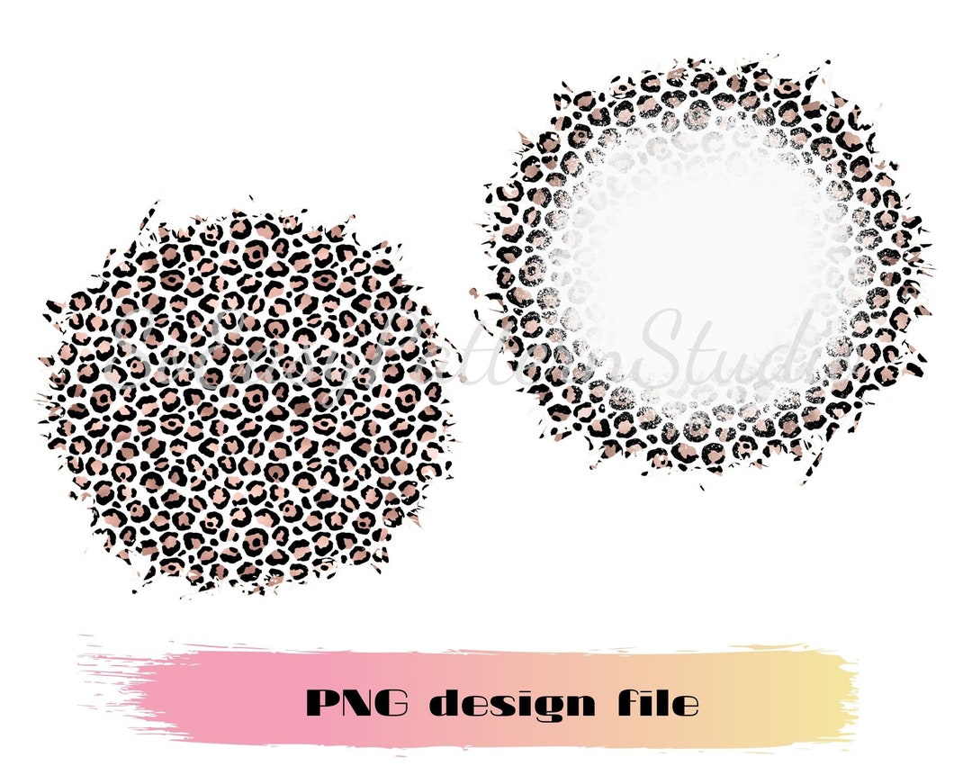 Distressed Leopard Print Background Sublimation Png, Cheetah Leopard ...