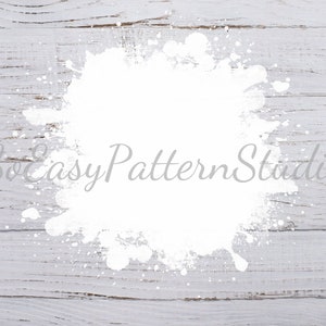 White Bleached Splatter Png File, Bleach Effect Png, Splash Distressed ...