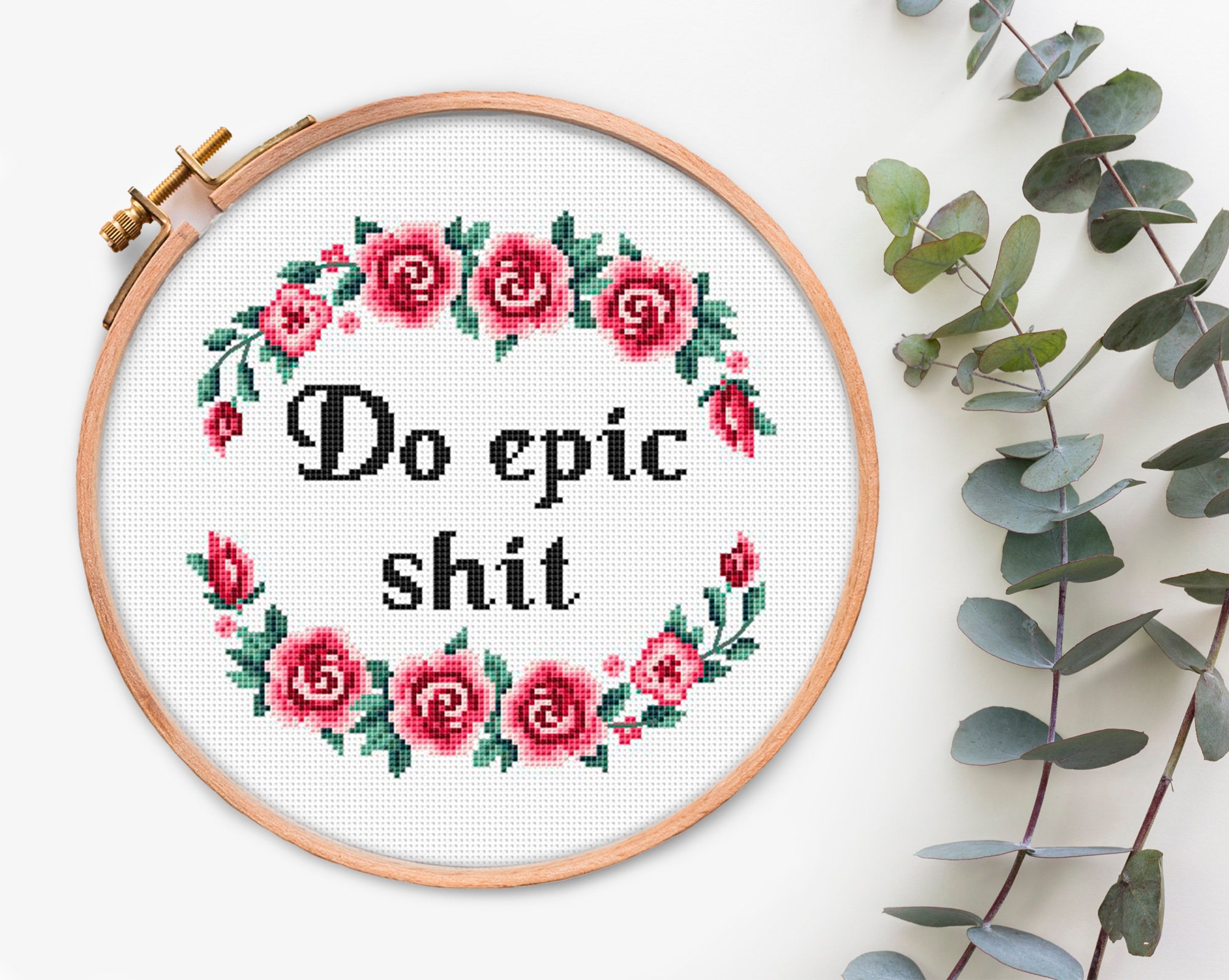 Do Epic Shit Cross Stitch Pattern PDF Modern Cross Stitch - Etsy UK