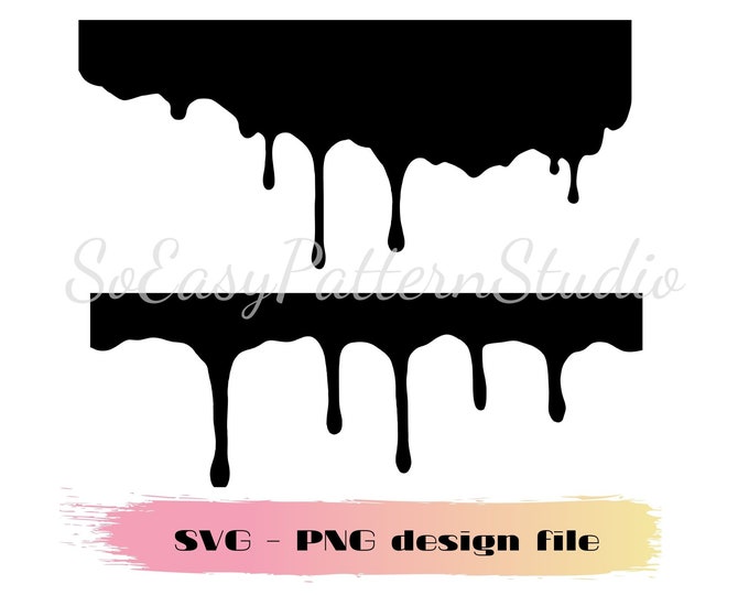 Paint Dripping Svg Dripping Borders Svg Dripping Svg Paint Drip Svg ...