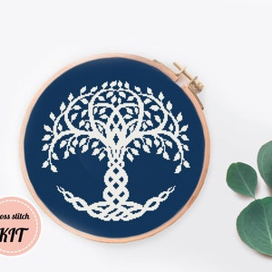 Cross Stitch Kit Tree of Life Starter Cross Stitch Kit | Etsy