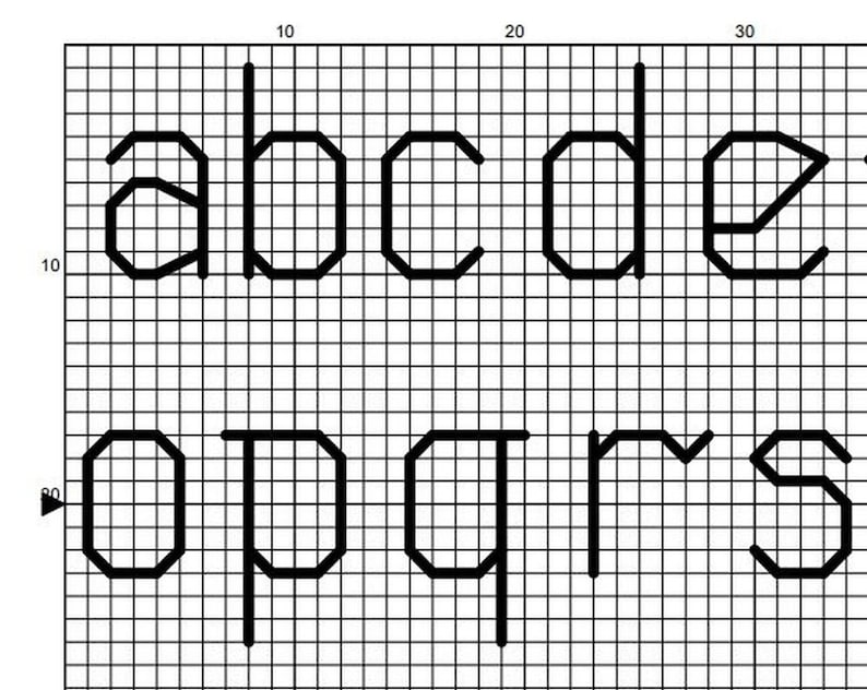 Alphabet Cross Stitch Pattern Backstitch Alphabet Letters - Etsy Alphabet Cross Stitch Pattern Backstitch Alphabet Letters - Etsy