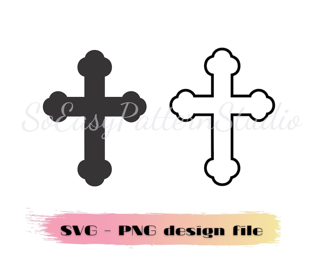 Cross Svg, Png, Cut Files for Cricut, Christian Cross SVG, Religious ...