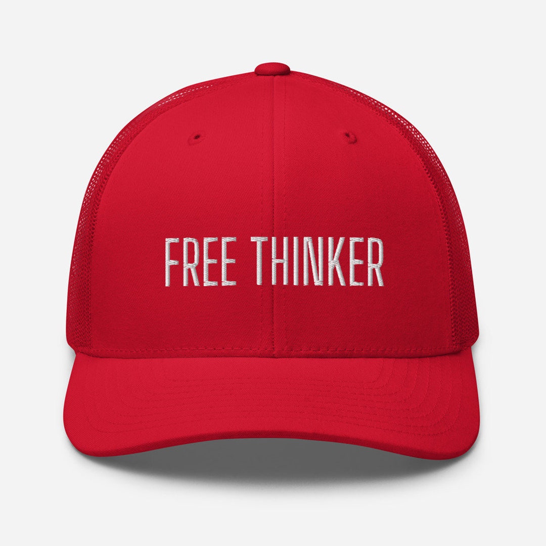 Free Thinker Trucker Cap | Modern Conservative Hats | Republican Gifts ...