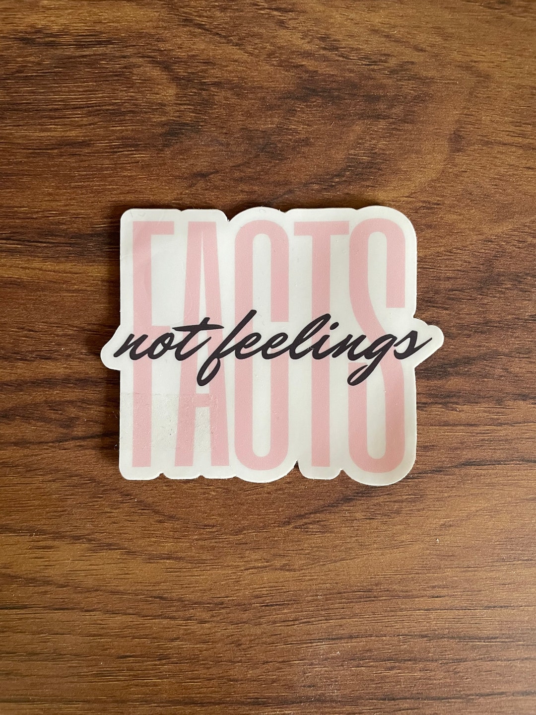Facts Not Feelings Sticker | Conservative Stickers | Republican GOP ...