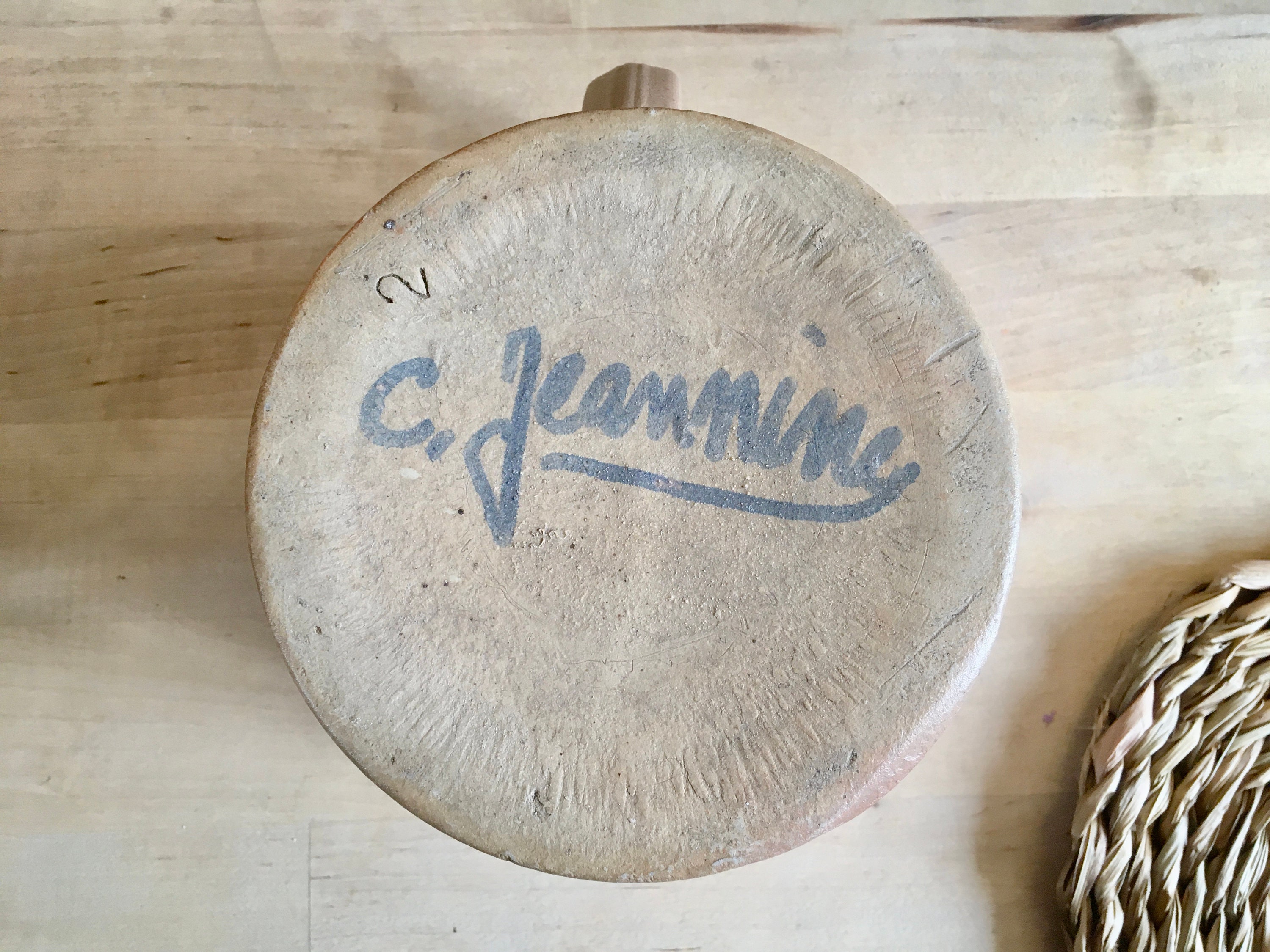 Antique 'signed' French Grès Pottery Stoneware Brown - Etsy