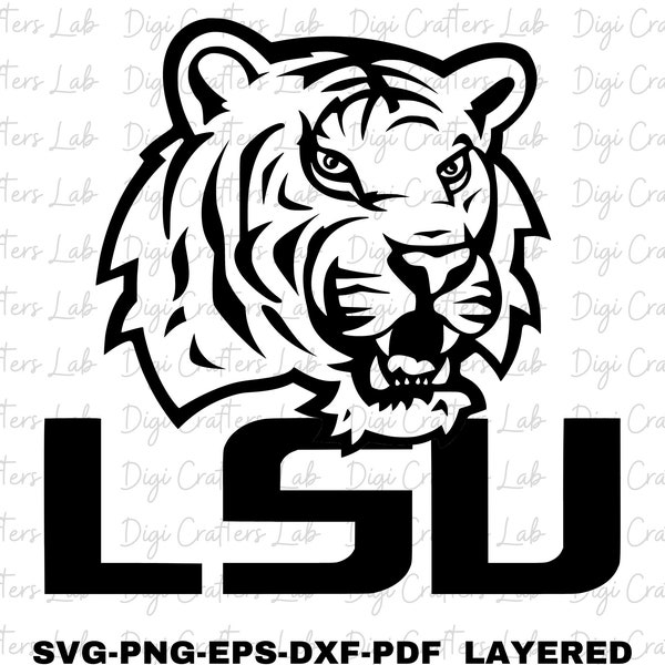 Lsu Svg - Etsy