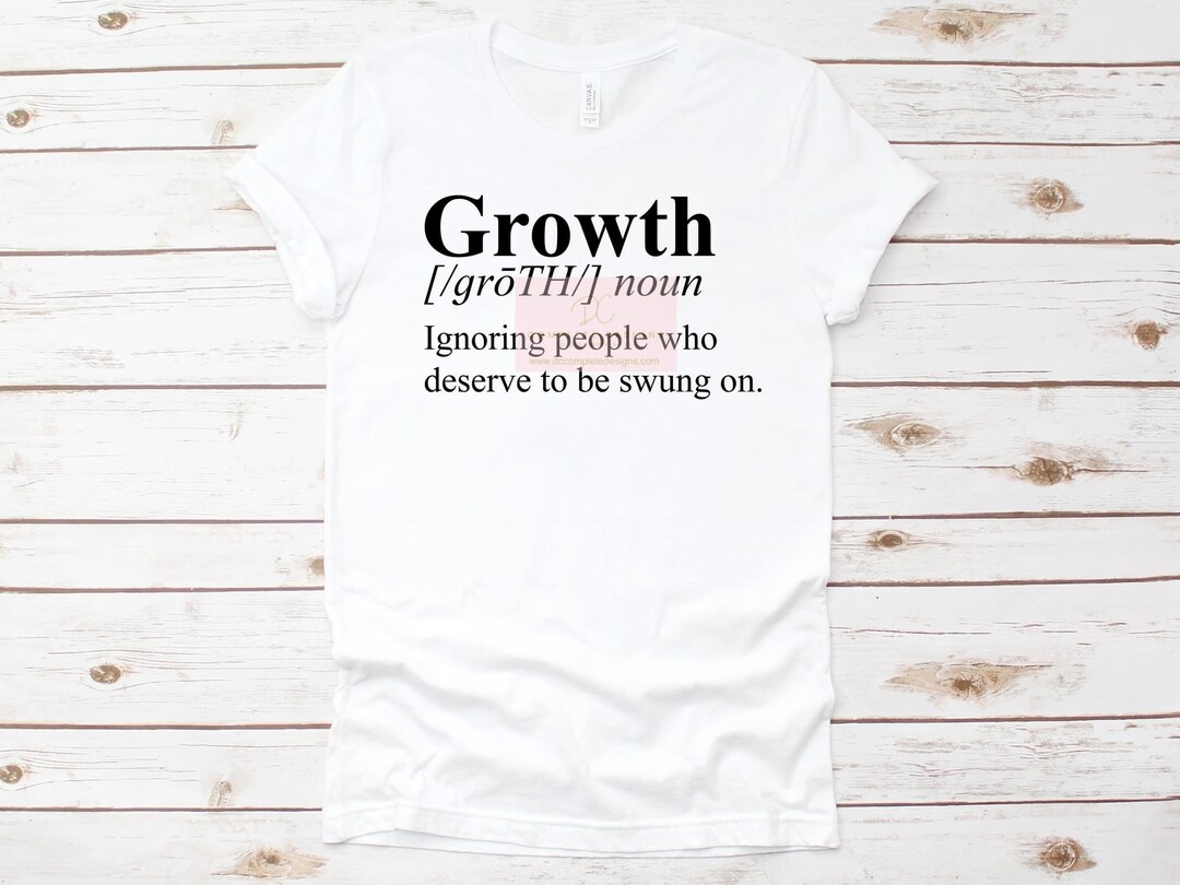 Growth noun T-shirt - Etsy