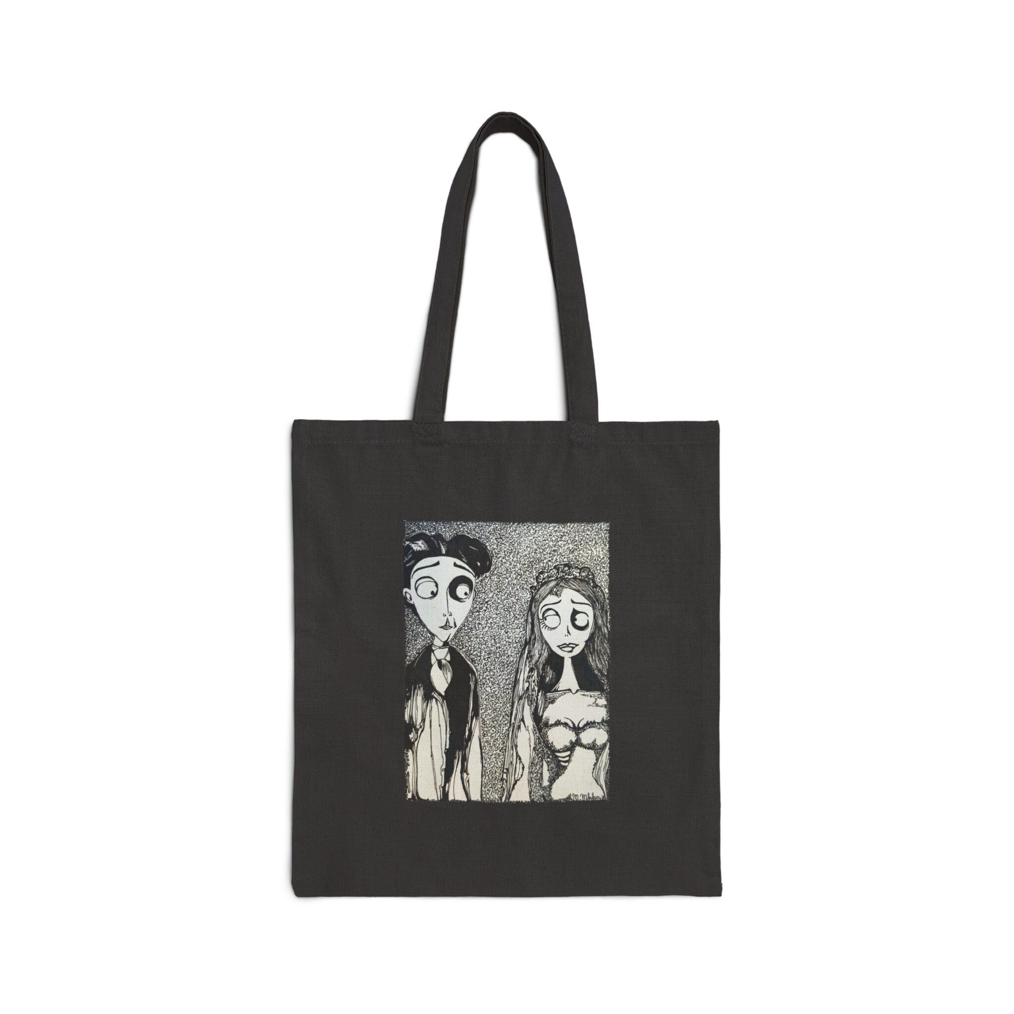 Corpse Bride Tim Burton Tote Bag Amazing Black Ink Design Original ...