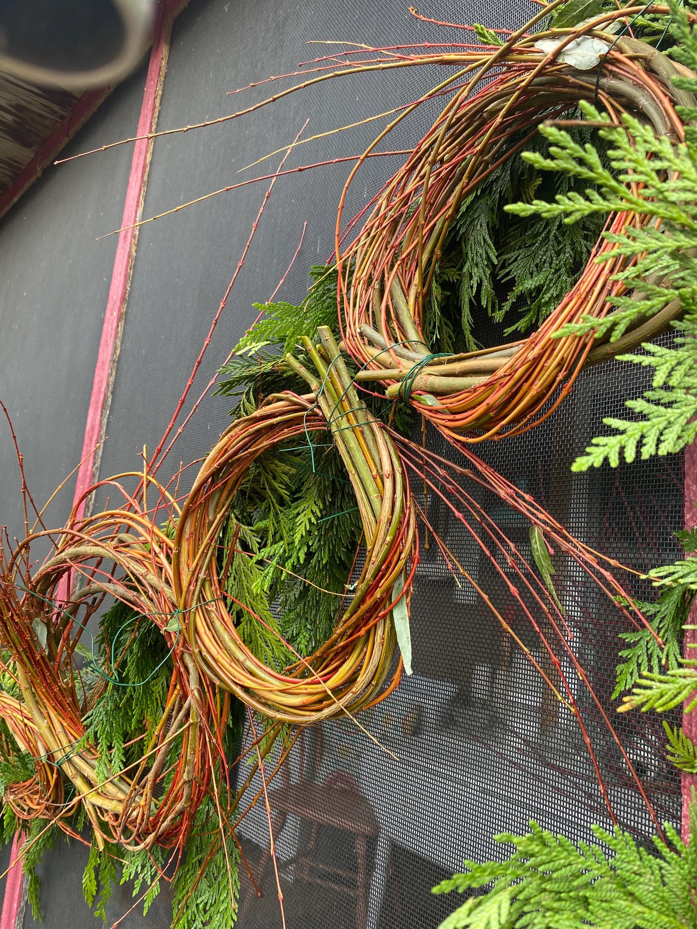 3pk Willow Wreath - Etsy
