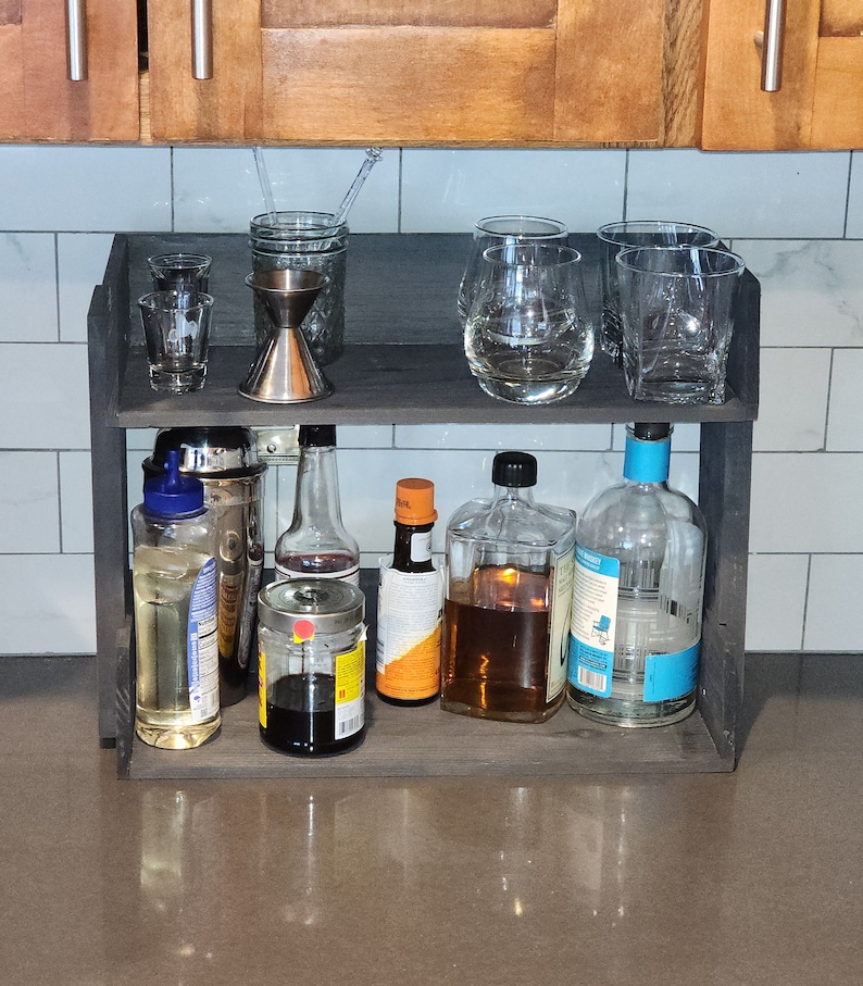 Country Chic Wide Coffee Station, Rustic Liquor Station, Bar Station ...